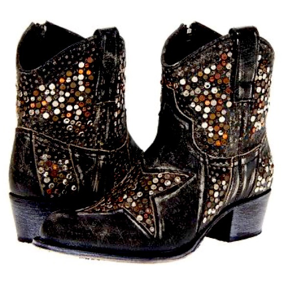 Frye | Shoes | Frye Deborah Star Boots Distressed Classic Boho | Poshmark